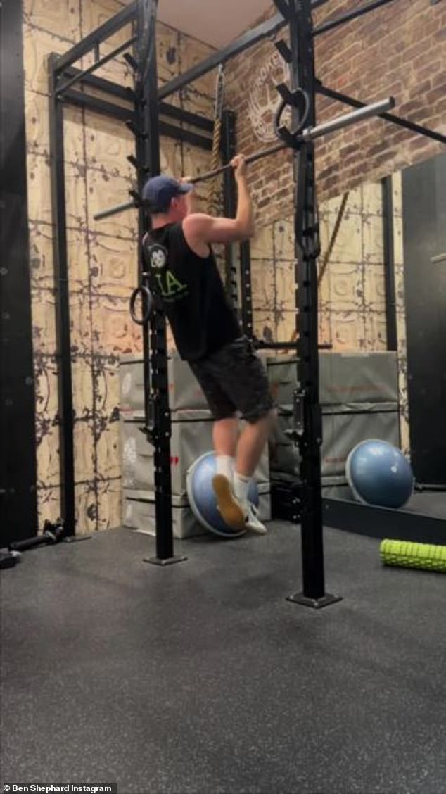 Witnessing his 19-year-old son all grown up in a workout video, British host Ben Shephard ...