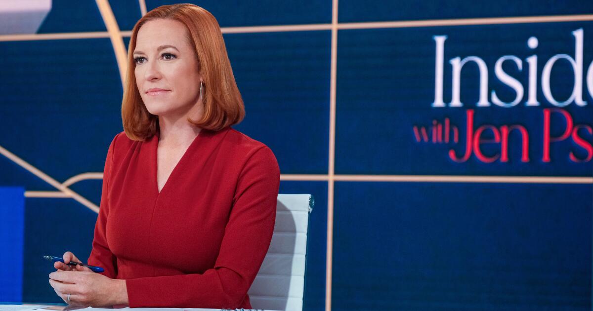 MSNBC’s new lineup revealed — and newly promoted host Jen Psaki is ...