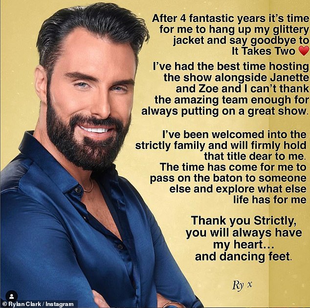 Rylan Clark declares he has officially cut ties with ITV and will never ...